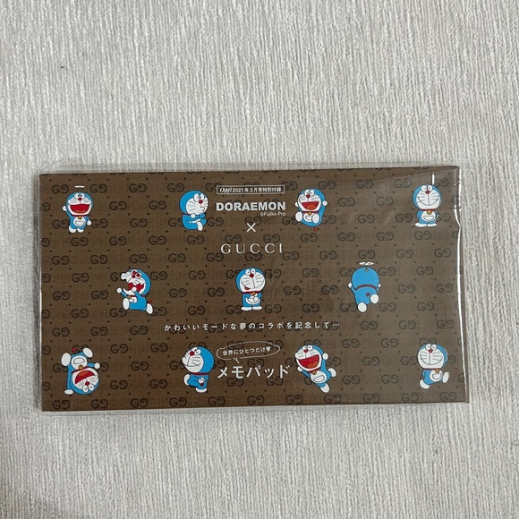 Gucci | Office | Gucci Doraemon Stationary Notepad | Poshmark